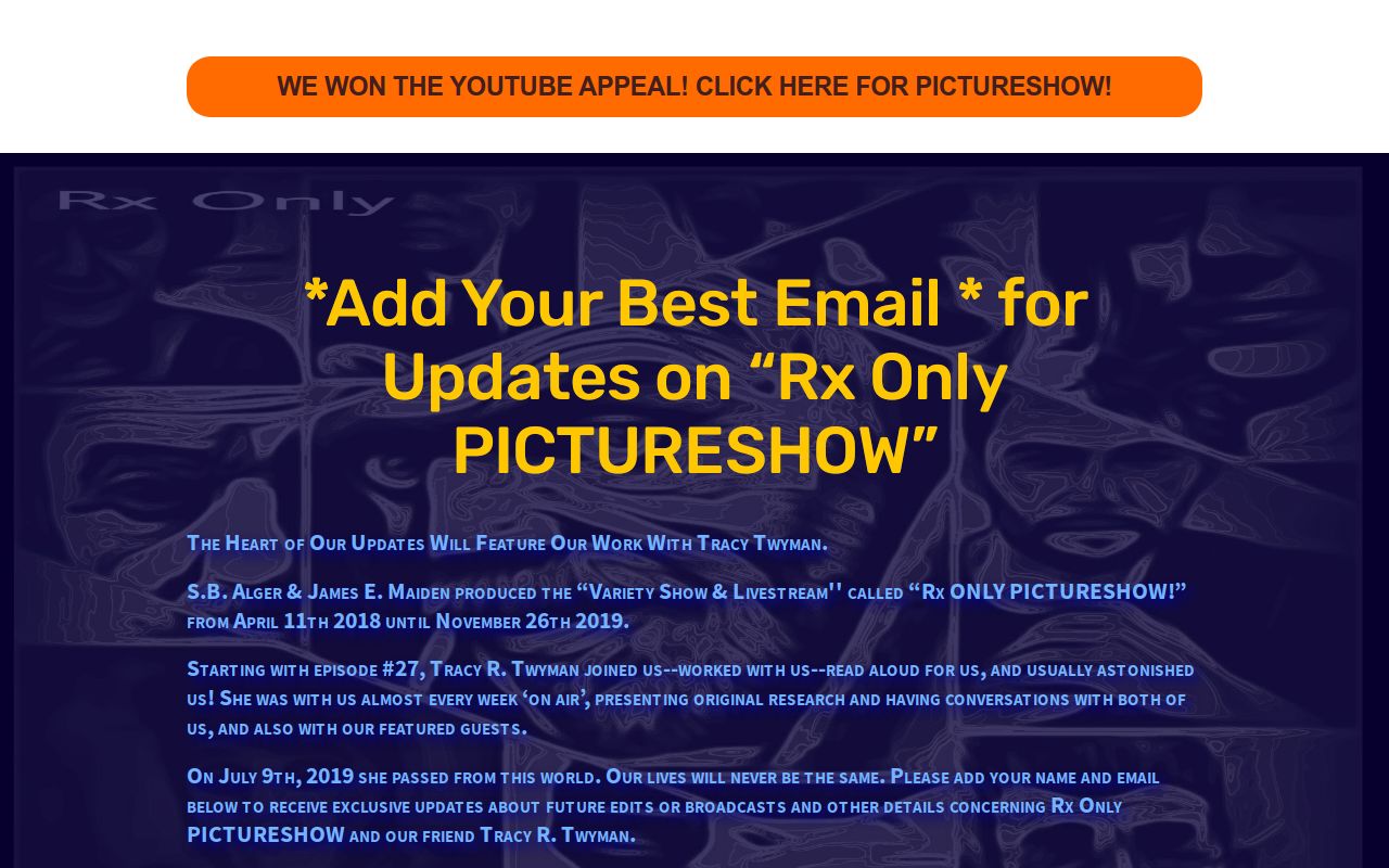 Rx Only PICTURESHOW!